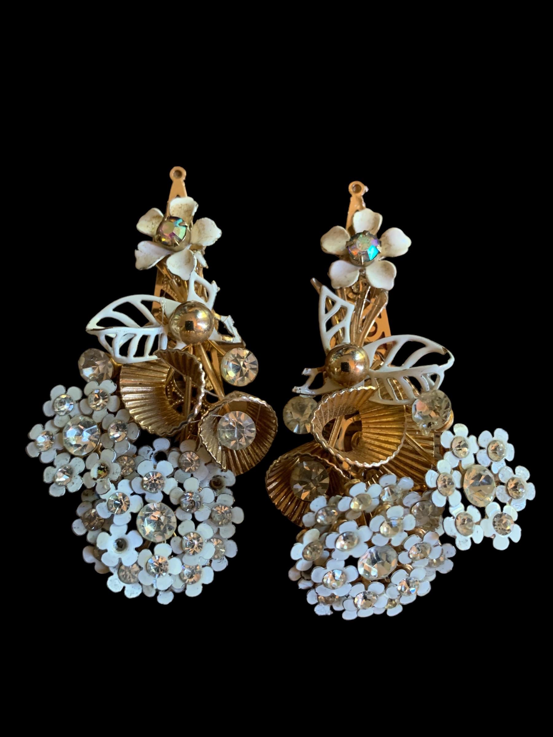 Cluster Earrings - Etsy
