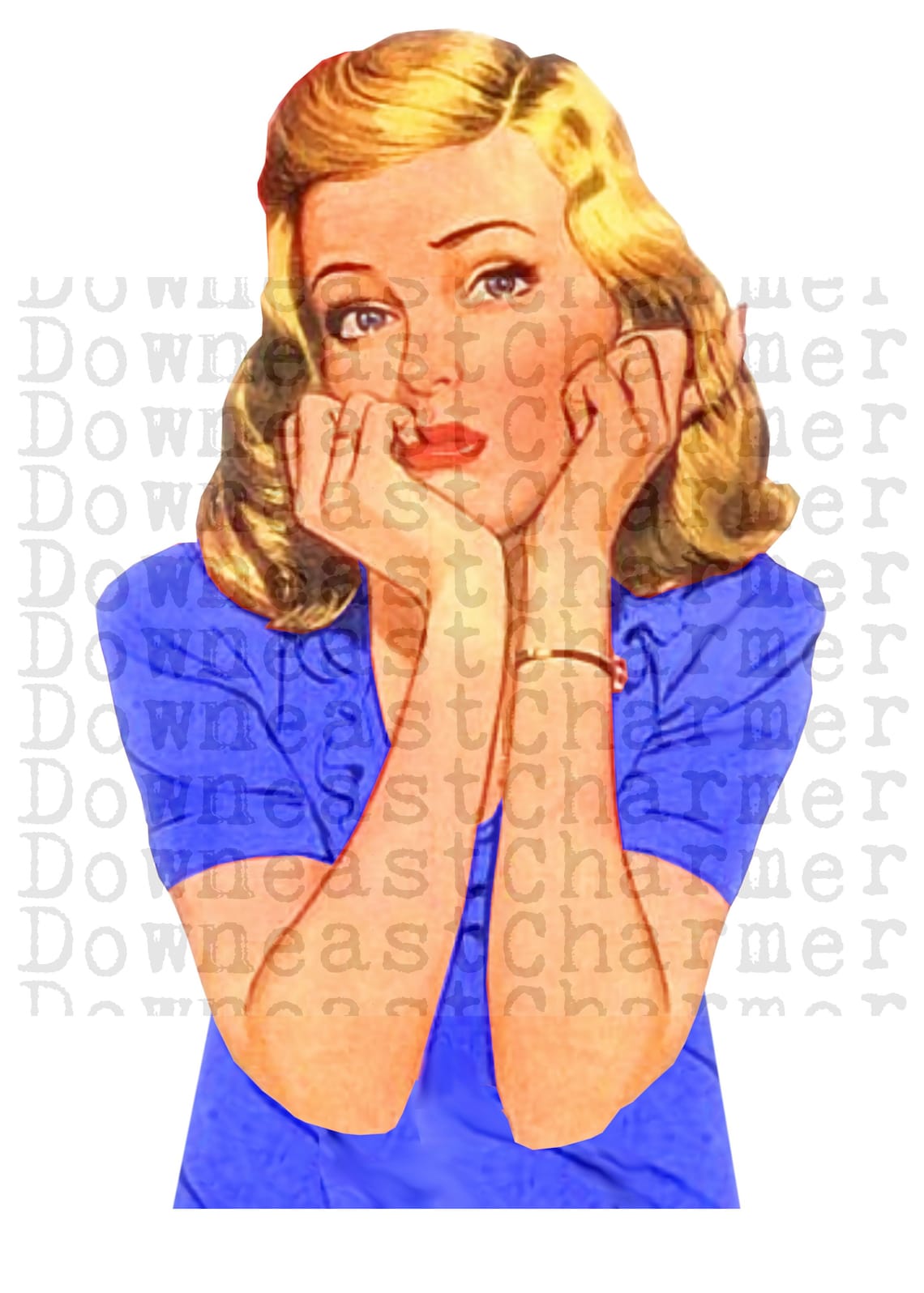 Set 3 Retro Clipart..5 Transparent Background PNG Files - Etsy