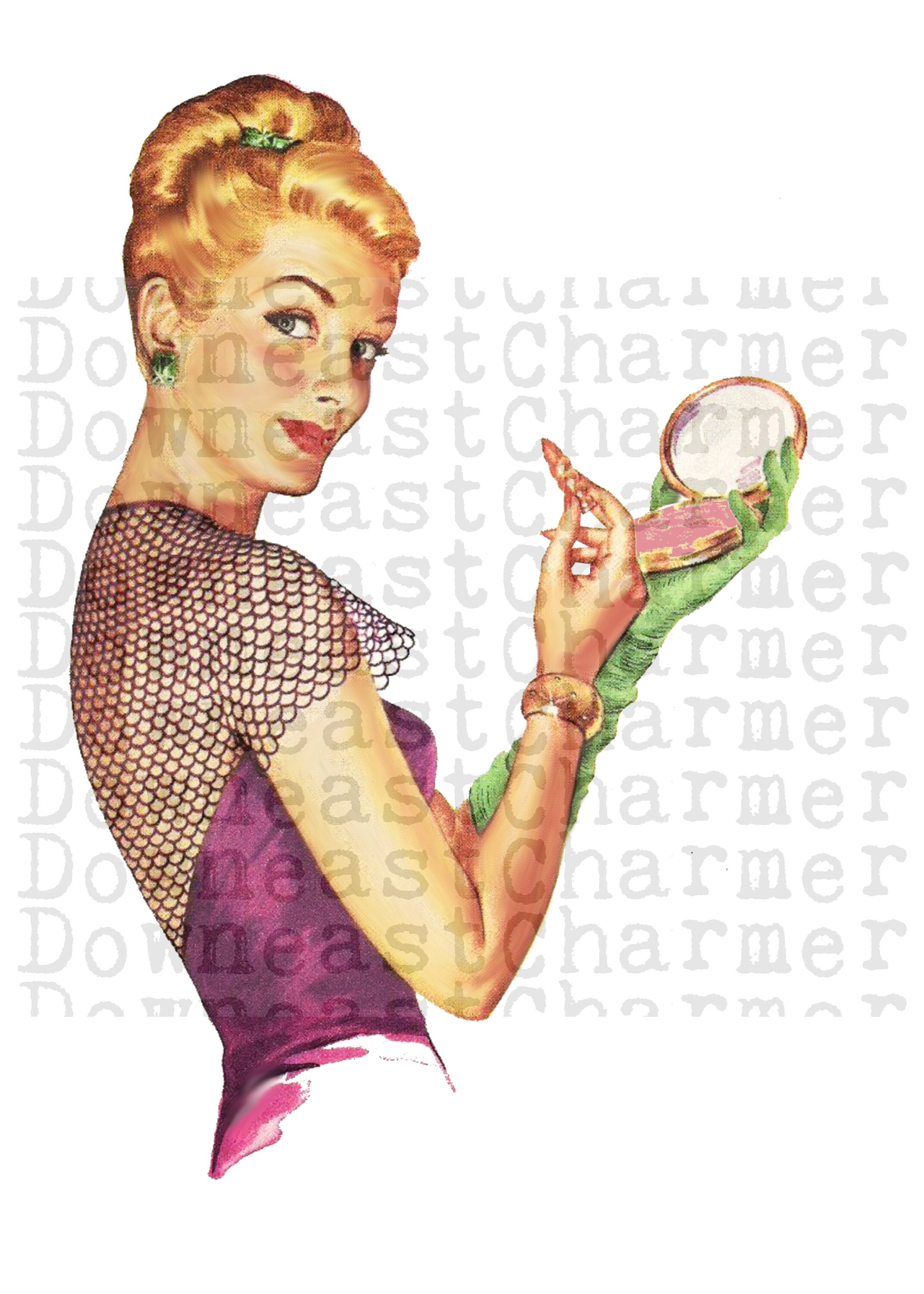 Set 3 Retro Clipart..5 Transparent Background PNG Files - Etsy