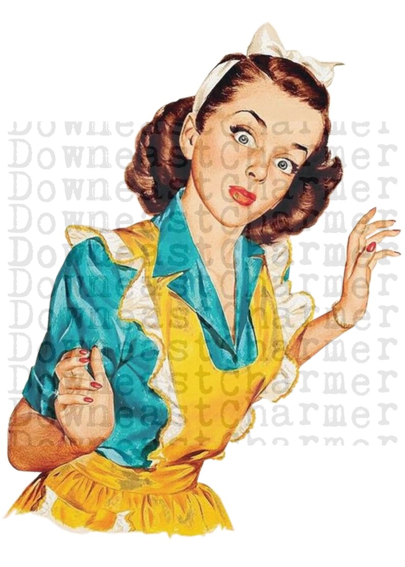 Set 3 Retro Clipart..5 Transparent Background PNG Files - Etsy