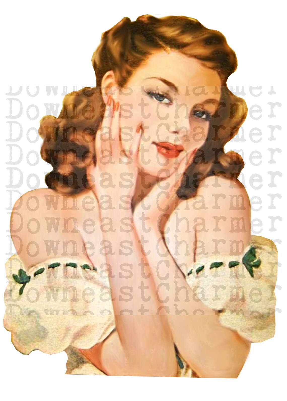 Set 3 Retro Clipart..5 Transparent Background PNG Files - Etsy