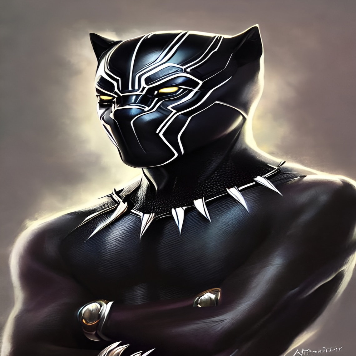 Black Panther Print - Etsy