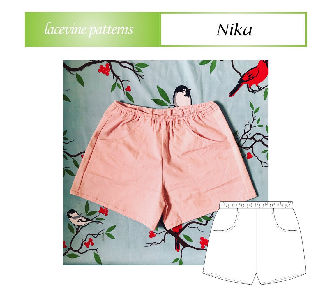 PDF Sewing Pattern Ladies Shorts With Pockets in - Etsy