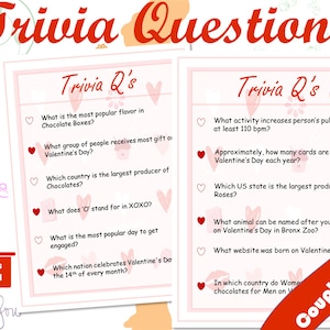 Valentine's Day Couples Game, Valentine's Day Printable, Valentine's ...