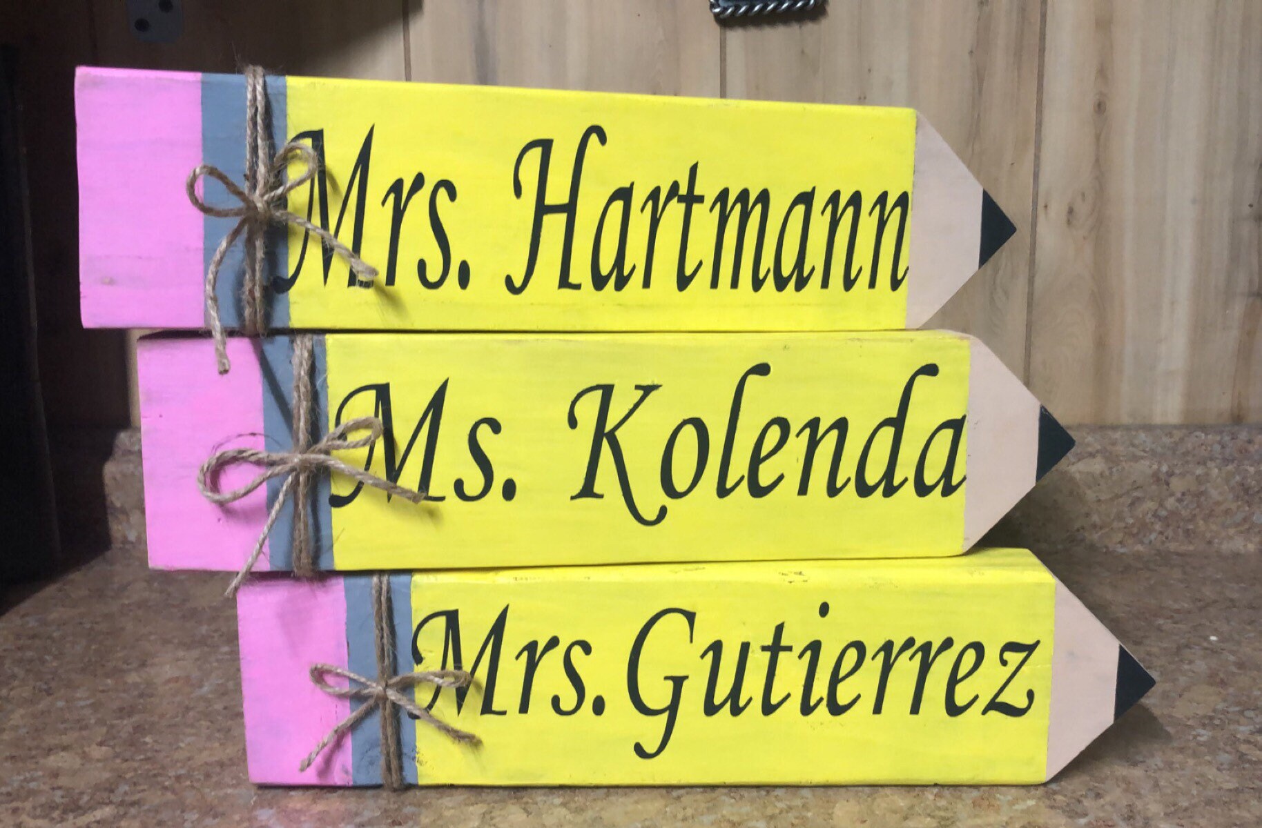 Giant Wooden Pencil Sign at Lori Santiago blog