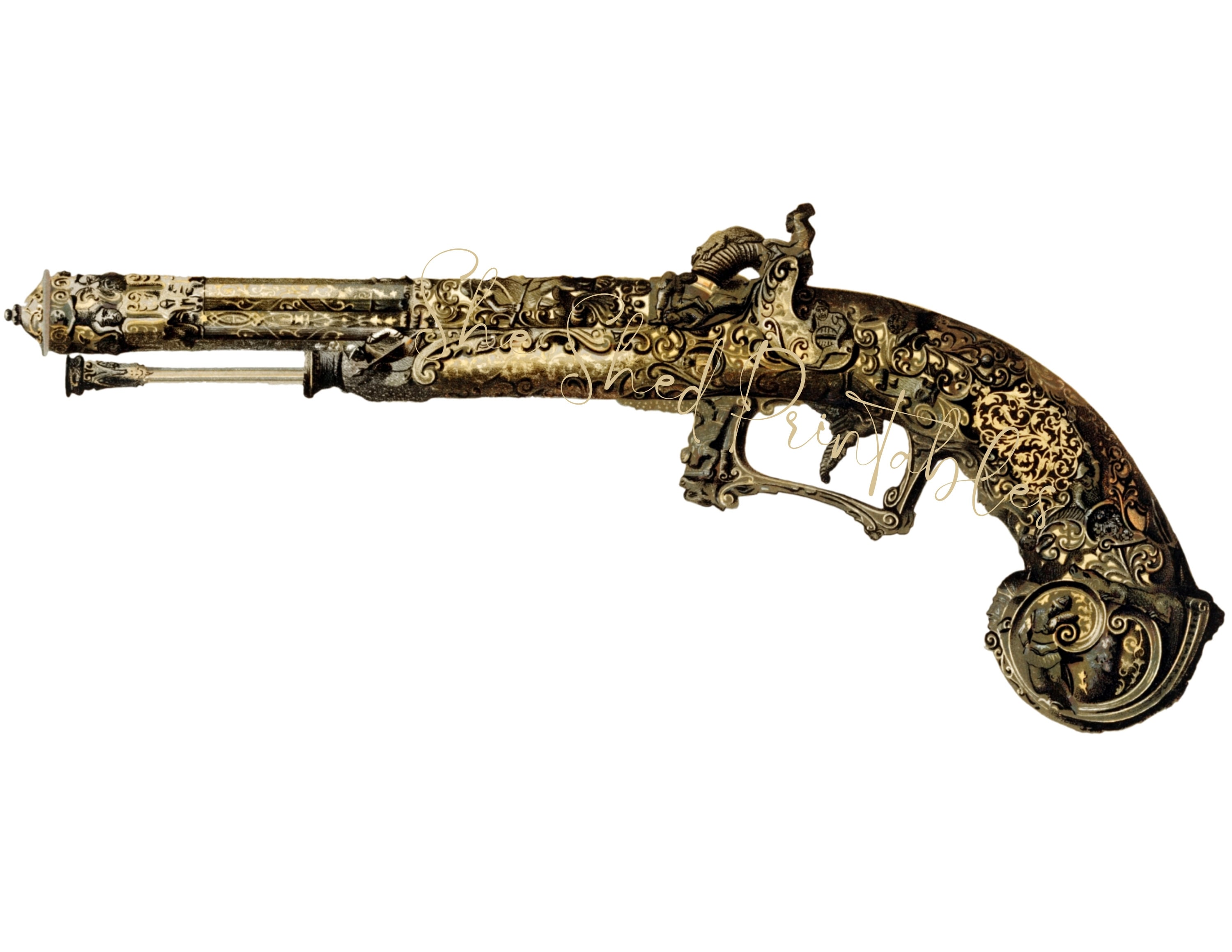 Antique Weapon Clipart