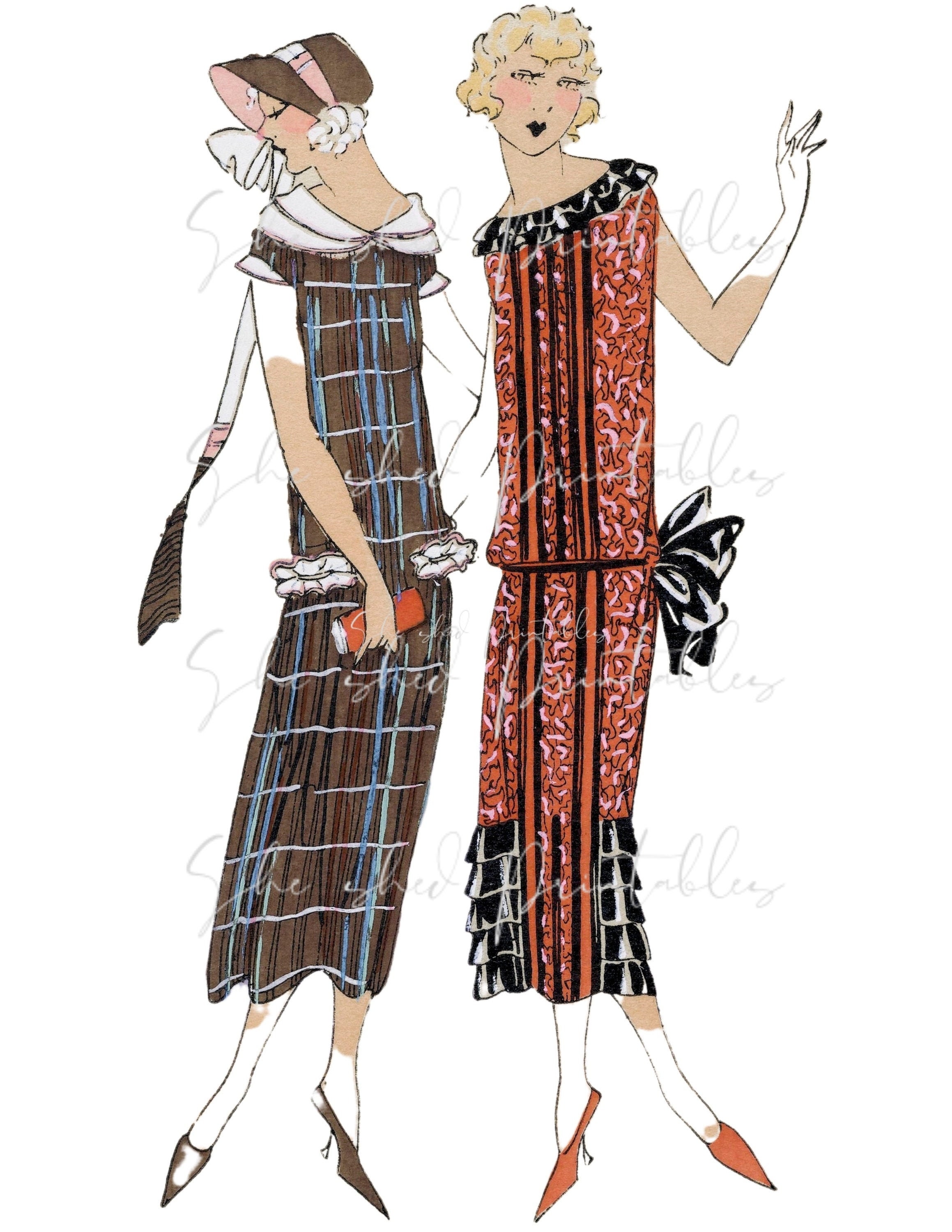 1920 Fashion Clipart
