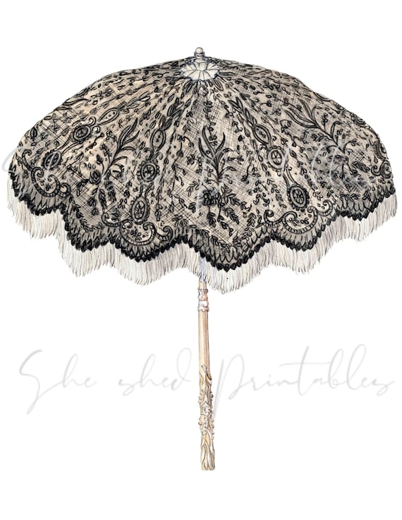 Early 1900's Parasol Instant Digital Download Vintage - Etsy