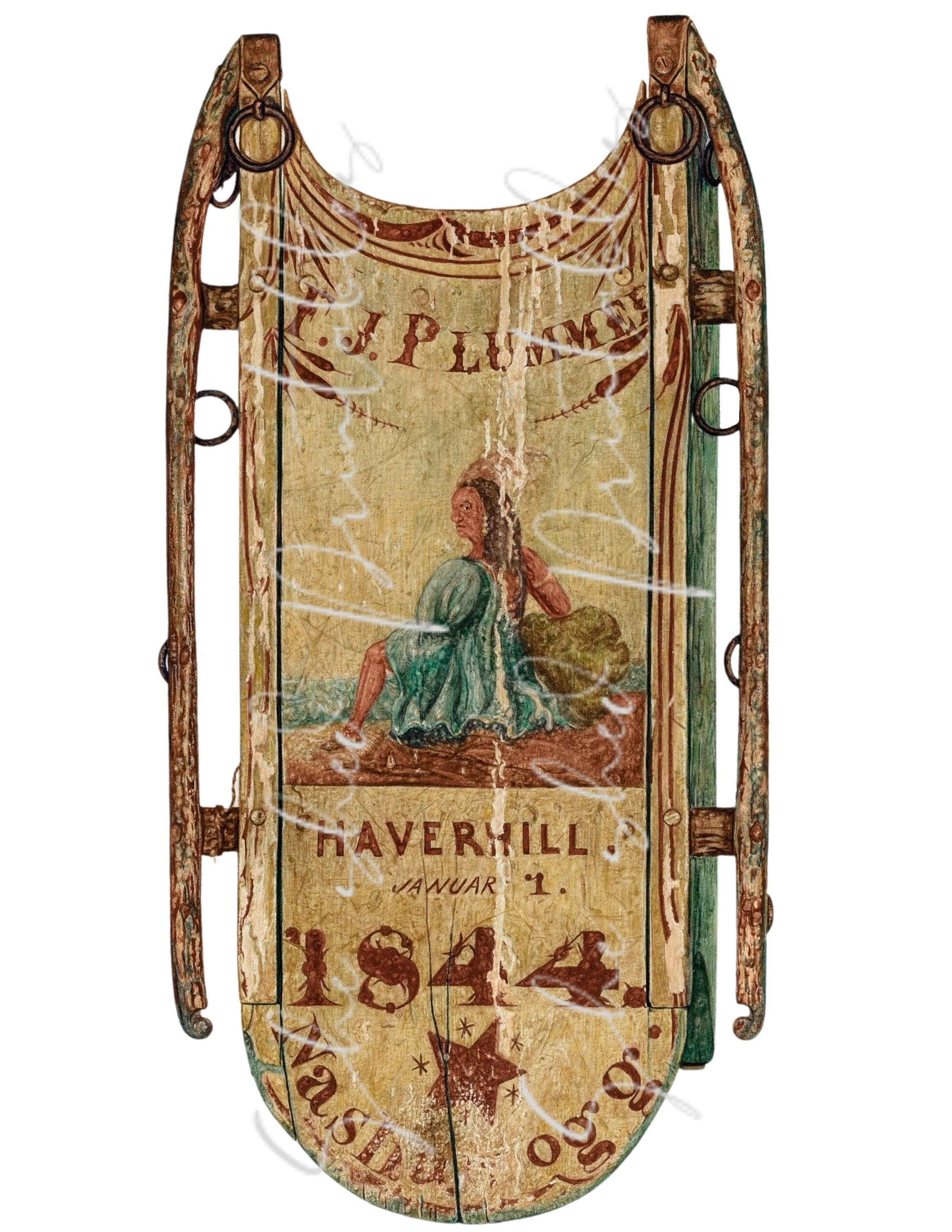 Early 1900's Sled Instant Digital Download, Vintage, Printable, PNG JPG ...