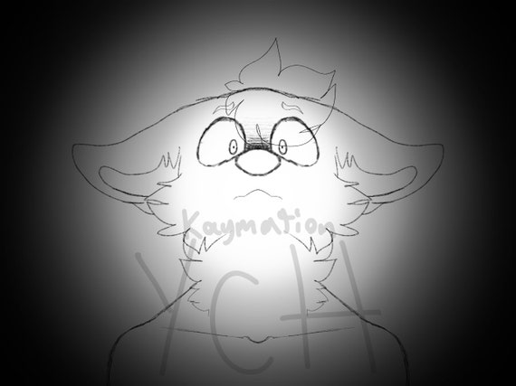 Scary Disturbed Furry Fursona YCH READ DESCRIPTION - Etsy