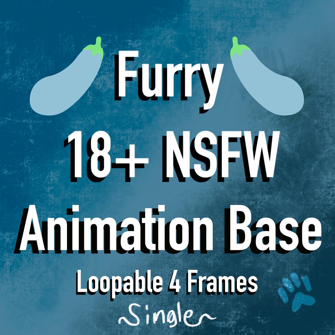 18 NSFW Gay Furry Fursona Animation Sketch Frames P2U Single Art Base ...