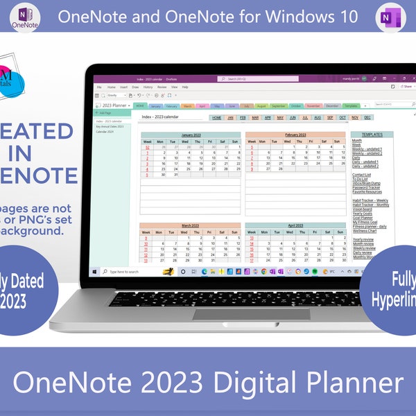 Onenote Templates - Etsy