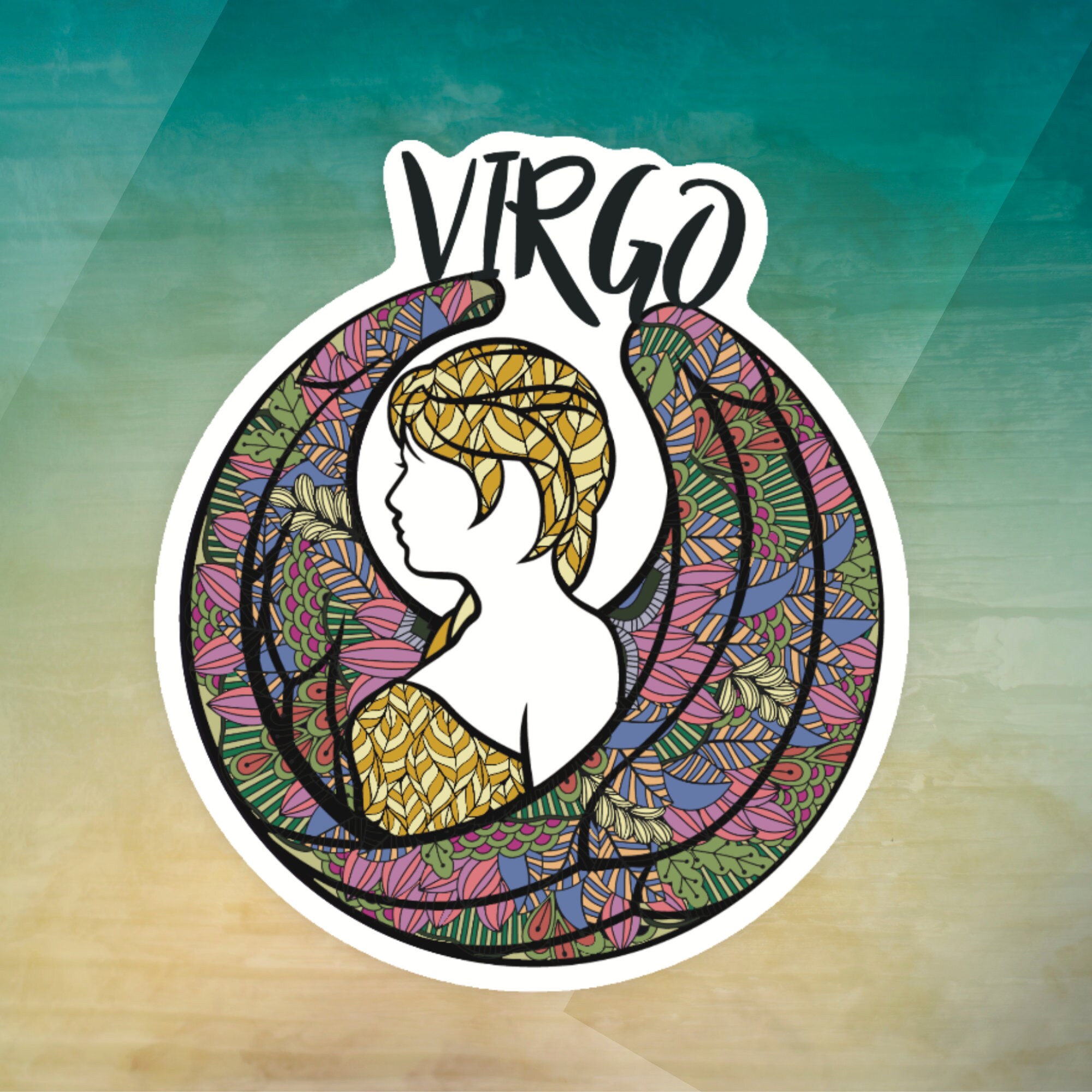 Jungfrau Logo Sternzeichen Jungfrau Astrologie Horoskop - Etsy.de