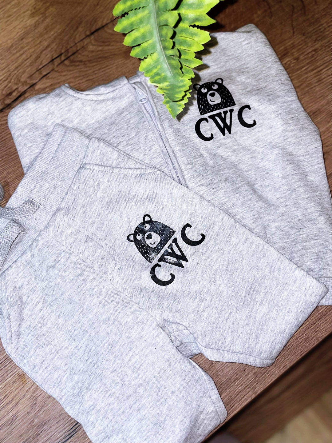 PERSONALISED Jogger Set, Kids Track Suit, Personalised Track Suit, Grey ...