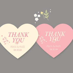 Wedding Lovely Sticker / Wedding Favor / Thankyou Sticker / Marriage ...