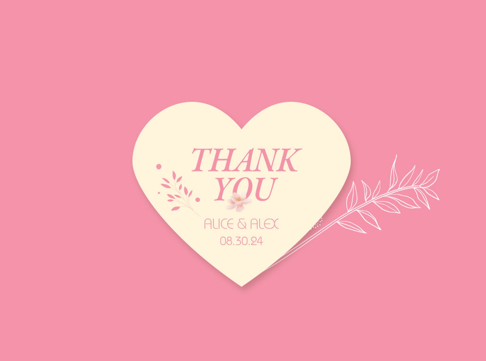 Wedding Lovely Sticker / Wedding Favor / Thankyou Sticker / Marriage ...
