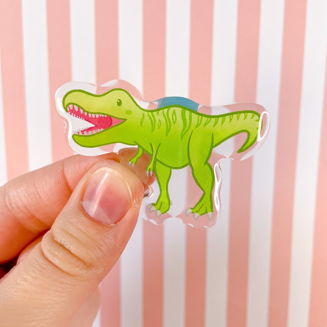 Tyrannosaurus Rex Acrylic Pin - Etsy