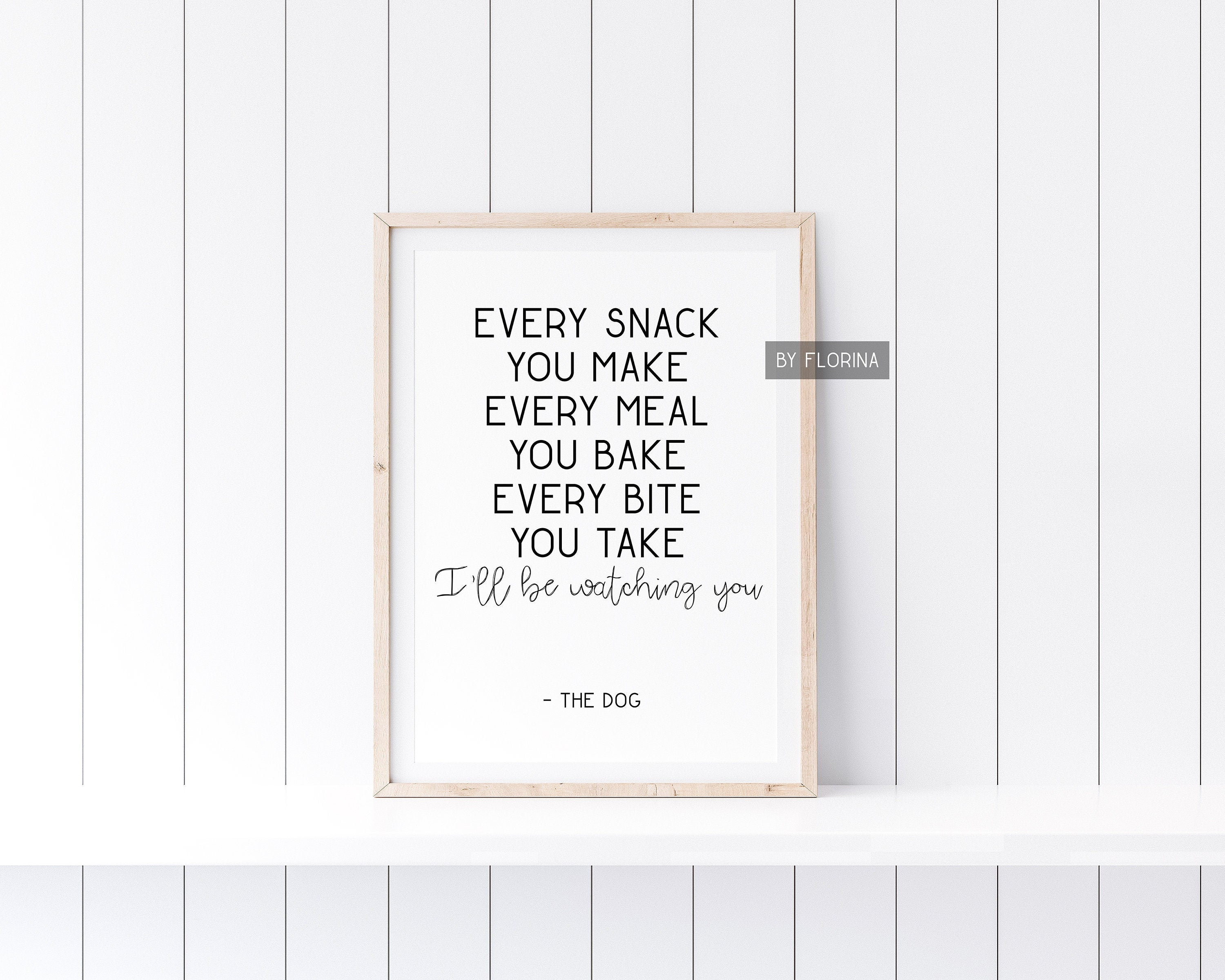 Every Snack You Make Every Meal You Bake Every Bite You Take - Etsy
