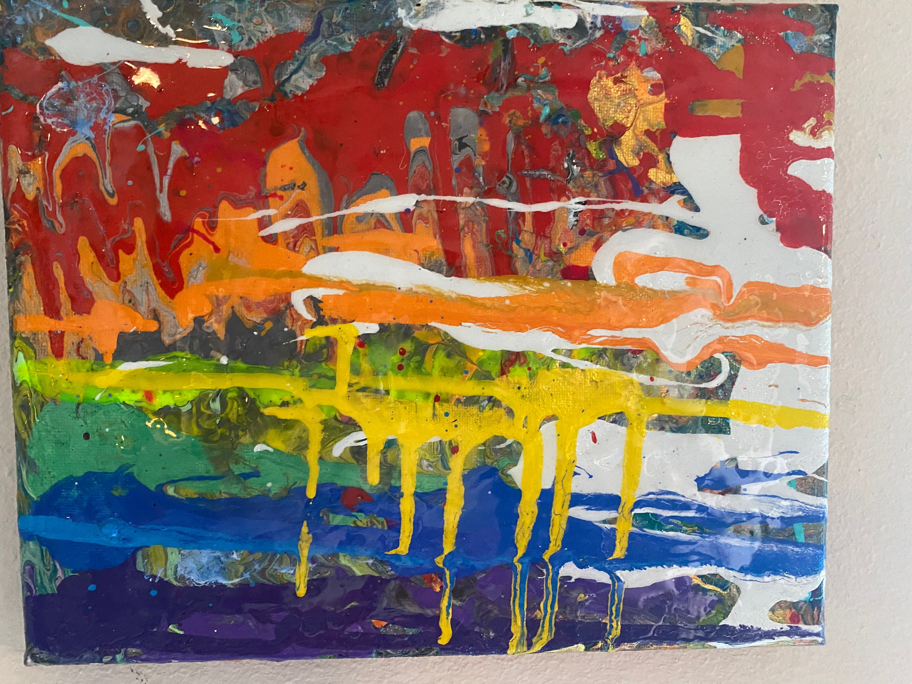 SALE Pride Original Painting LGBT Art Rainbow Pride Month | Etsy