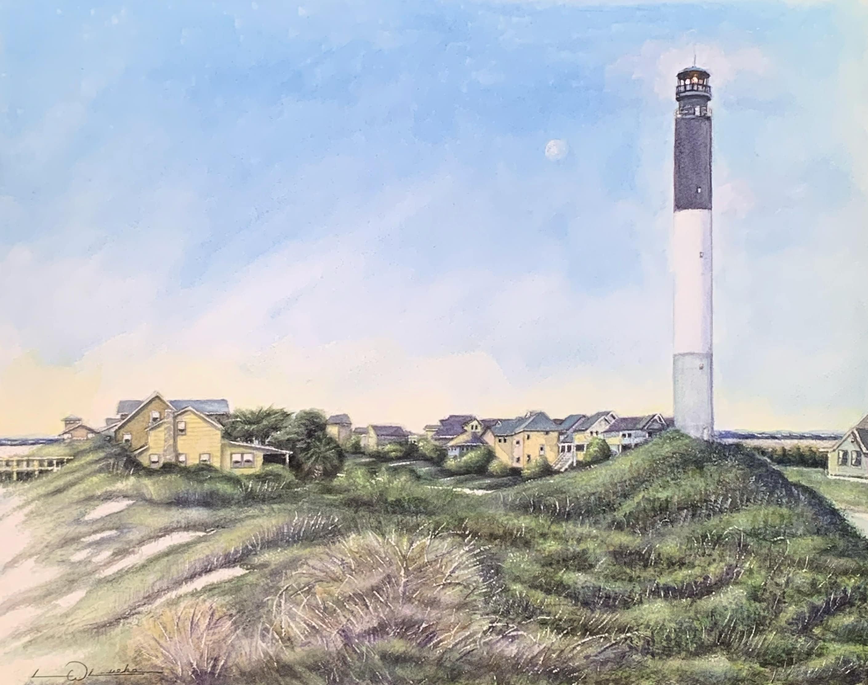 Oak Island Lighthouse Giclée Print - Etsy