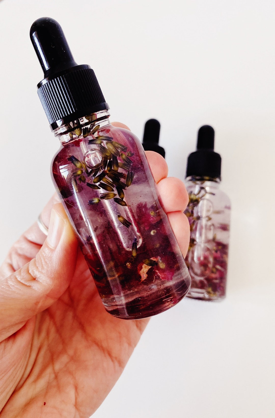 Herb and Crystal Infused Oil | Body Oil | Bath Oil | Intention Oil ...