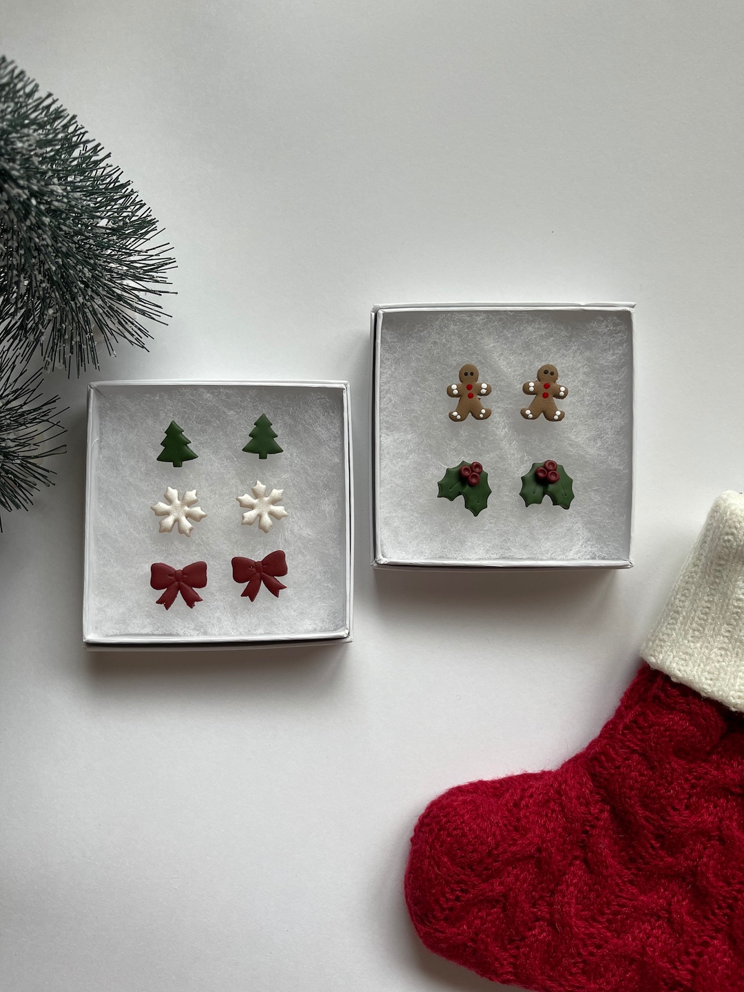 Build-your-own Stud Pack | Holiday Stud Earrings | Handmade Christmas ...
