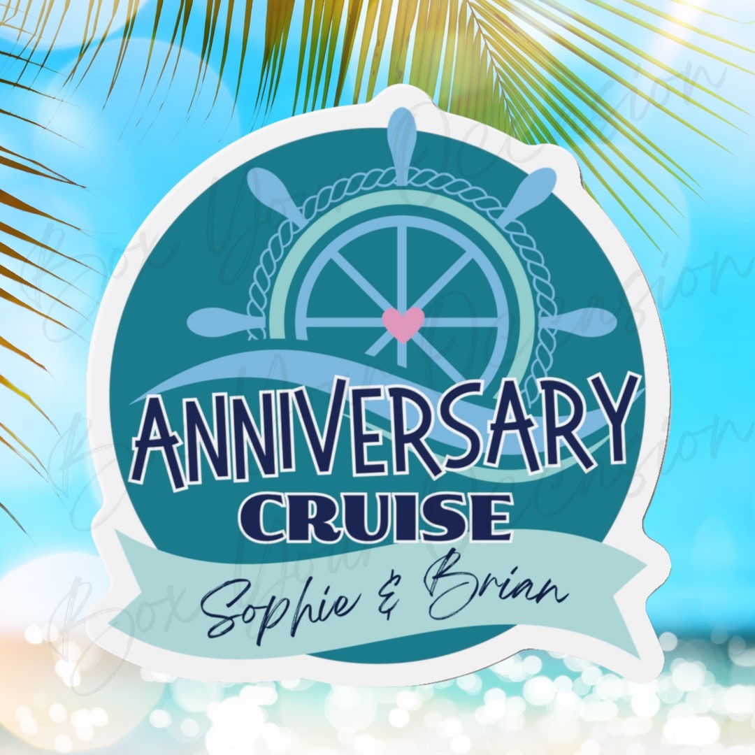 Anniversary Cruise Magnet | Cruise Door Magnets | Matching Cruise ...