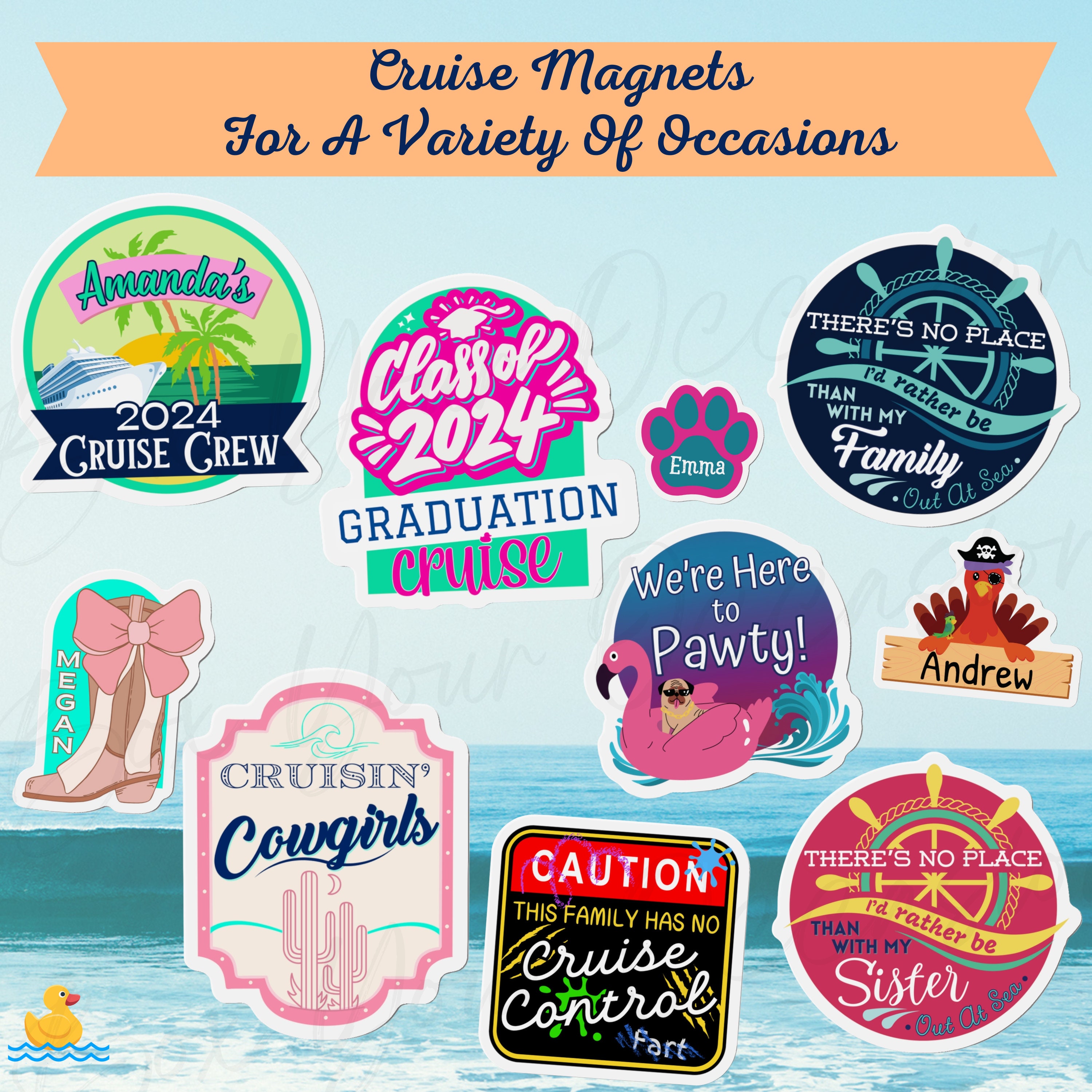 Custom Cruise Door Sign Family Cruise Magnet Carnival Cruise Door Decor ...