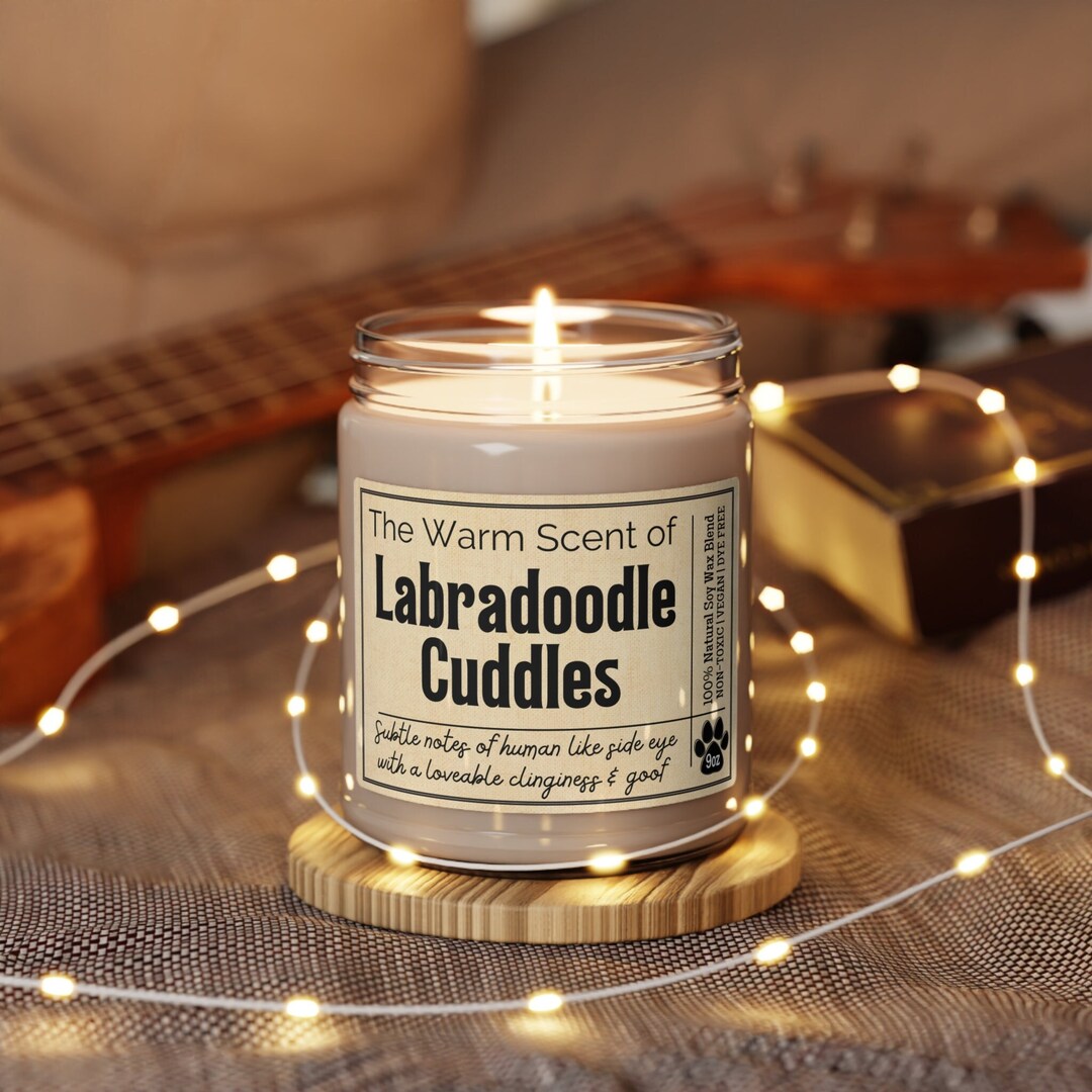 LABRADOODLE GIFTS, Labradoodle Candle, Gift for Dog Owner, Labradoodle ...