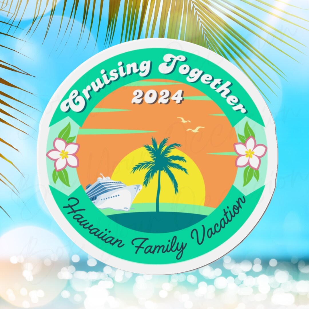 Hawaiian Cruise Magnet Family Cruise Magnets Personalized Hawaii Magnet ...