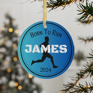 Cross Country Ornament Running Christmas Ornament Half Marathon Gift ...