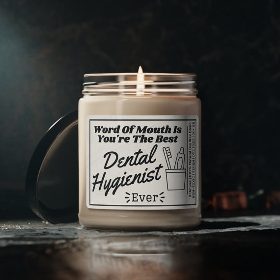 DENTAL HYGIENIST GIFTS Gifts for Dental Hygienist Best Dentist Ever Dentist Candle Christmas Gift for Dentist Dental Hygienist Gifts Etsy