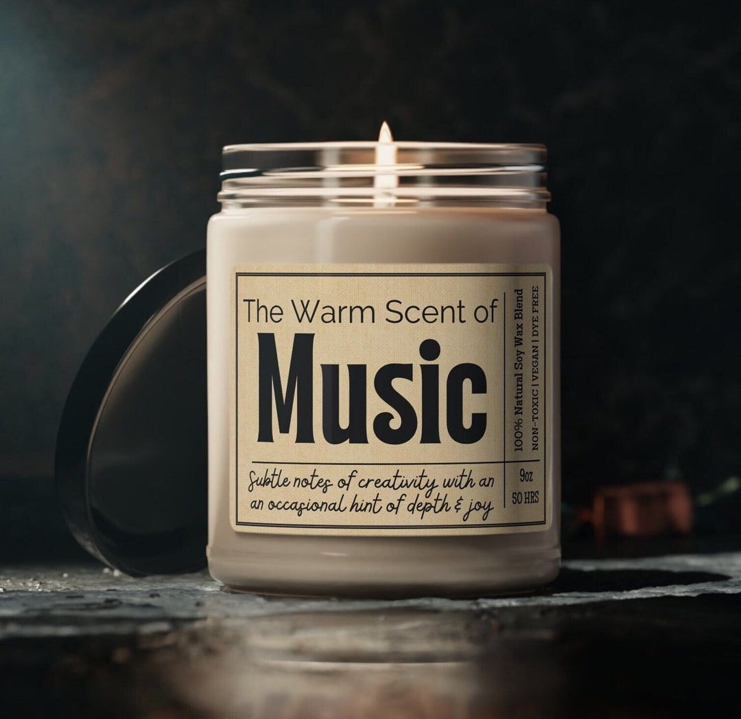 MUSICIAN CANDLE, Music Gifts, Music Teacher Gifts, Music Teacher ...
