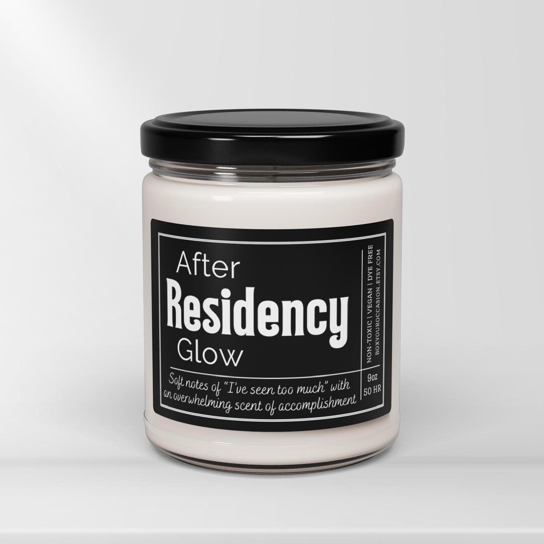 Residency Graduation Gifts for Resident Medical Residency Candle ...