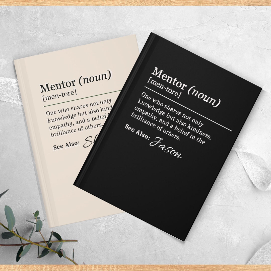 Personalized Mentor Gift Custom Journal Mentor Gift From Student ...