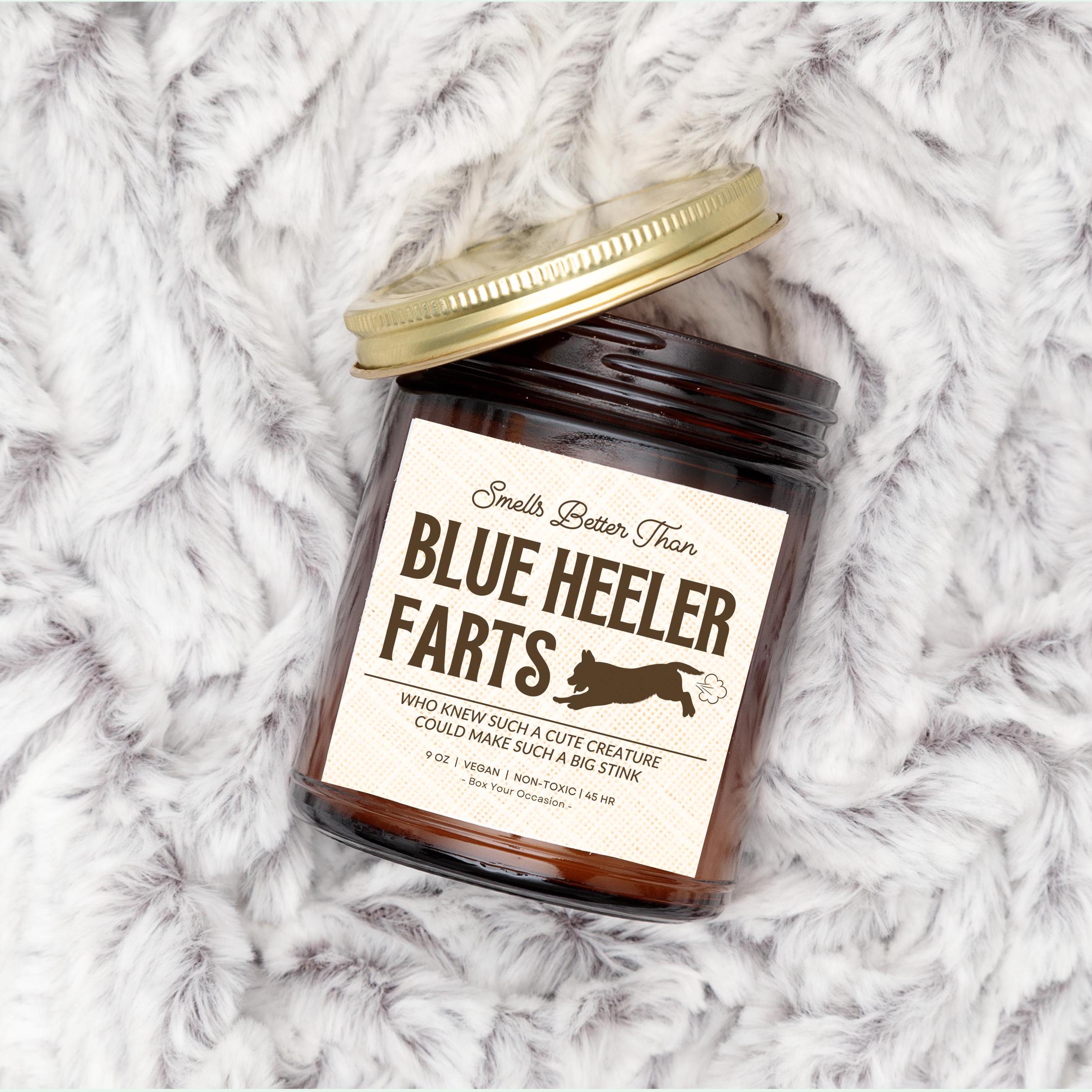 Blue Heeler Candle Cattle Dog Gift Dog Fart Candle Blue Heeler ...