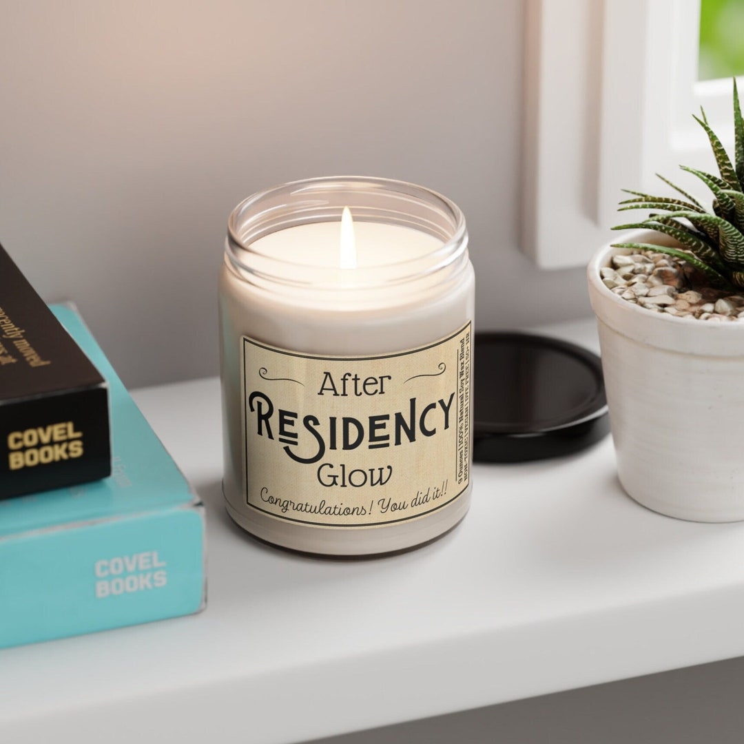 RESIDENCY CANDLE, Completing Residency Gifts, Residency Graduation ...