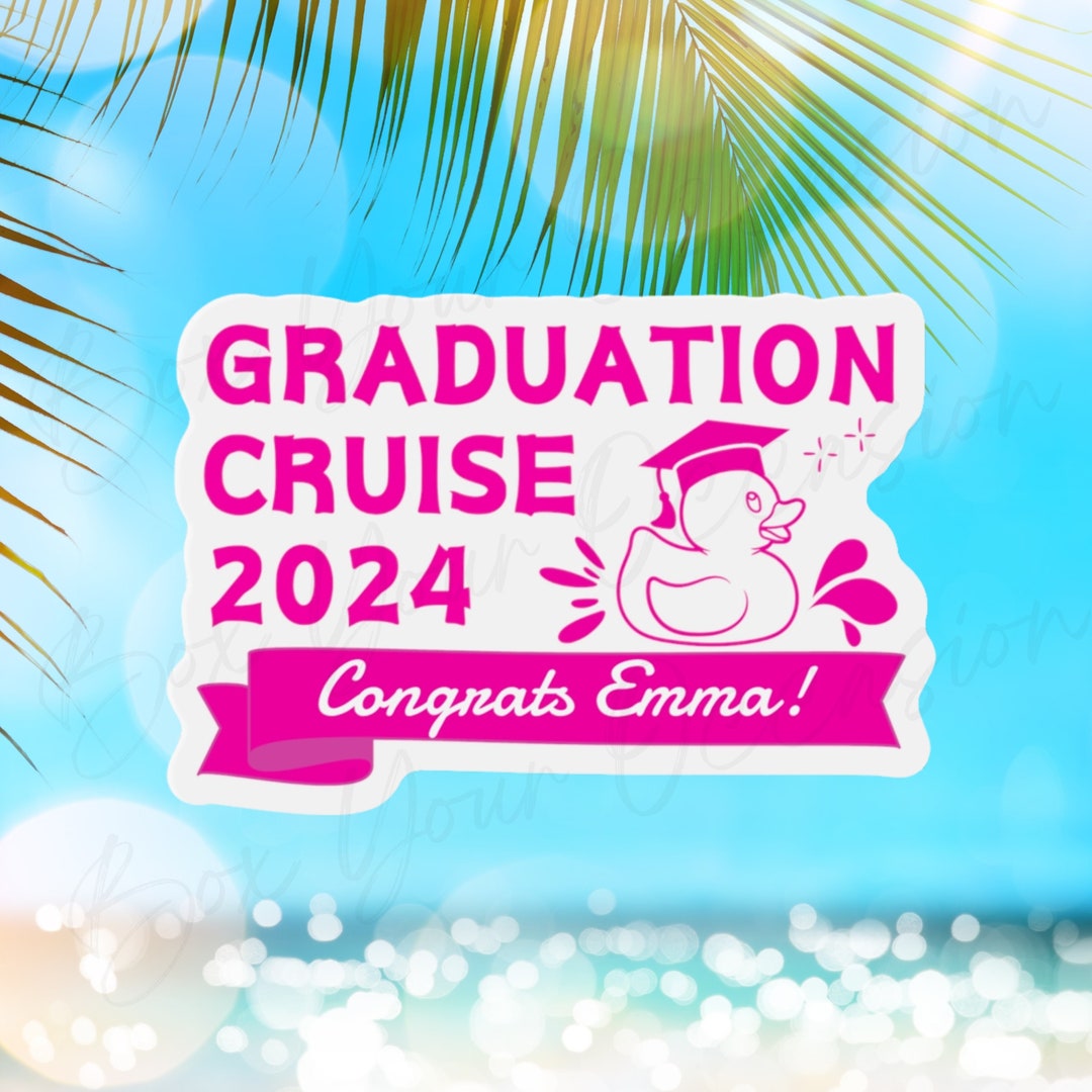 Graduation Cruise Magnet Custom Cruise Door Magnet Class of 2024 Magnet ...
