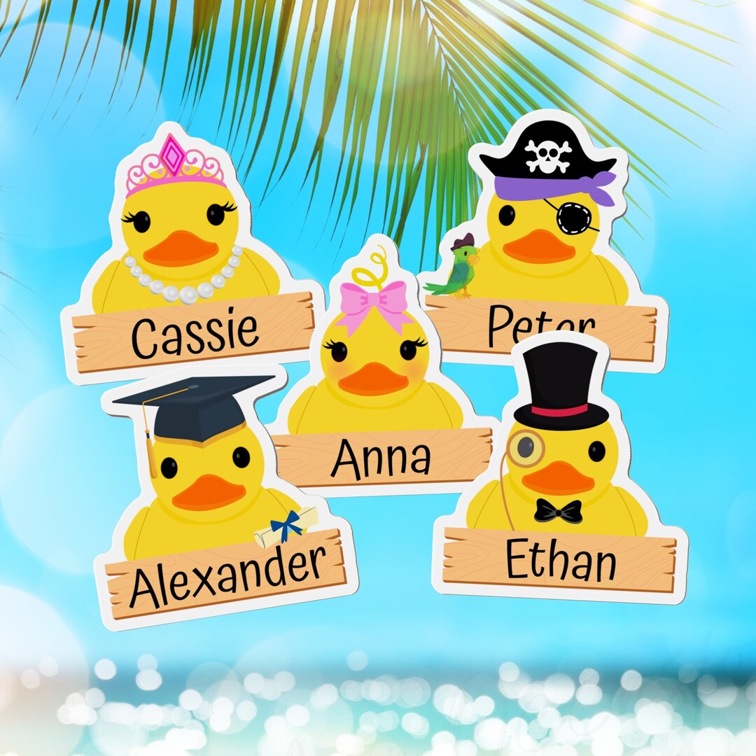 Duck Cruise Door Magnet Personalized Cruise Name Magnet Custom Birthday ...