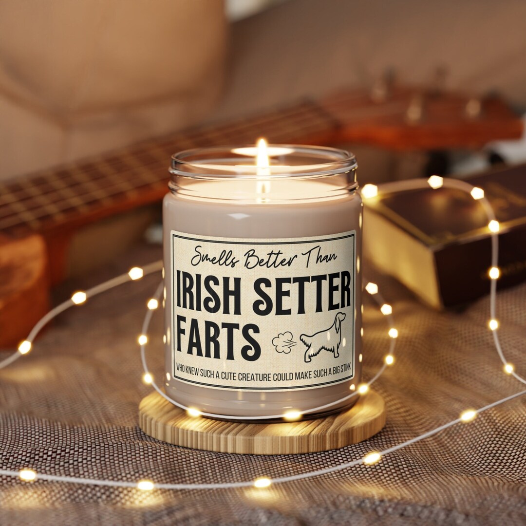 Irish Setter Owner Gift Irish Setter Gifts Dog Candle Funny Dog Owner ...