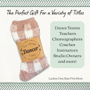 DANCER COZY SOCKS, Gifts for Dancers, Dancing Gifts, Ballet Gift ...