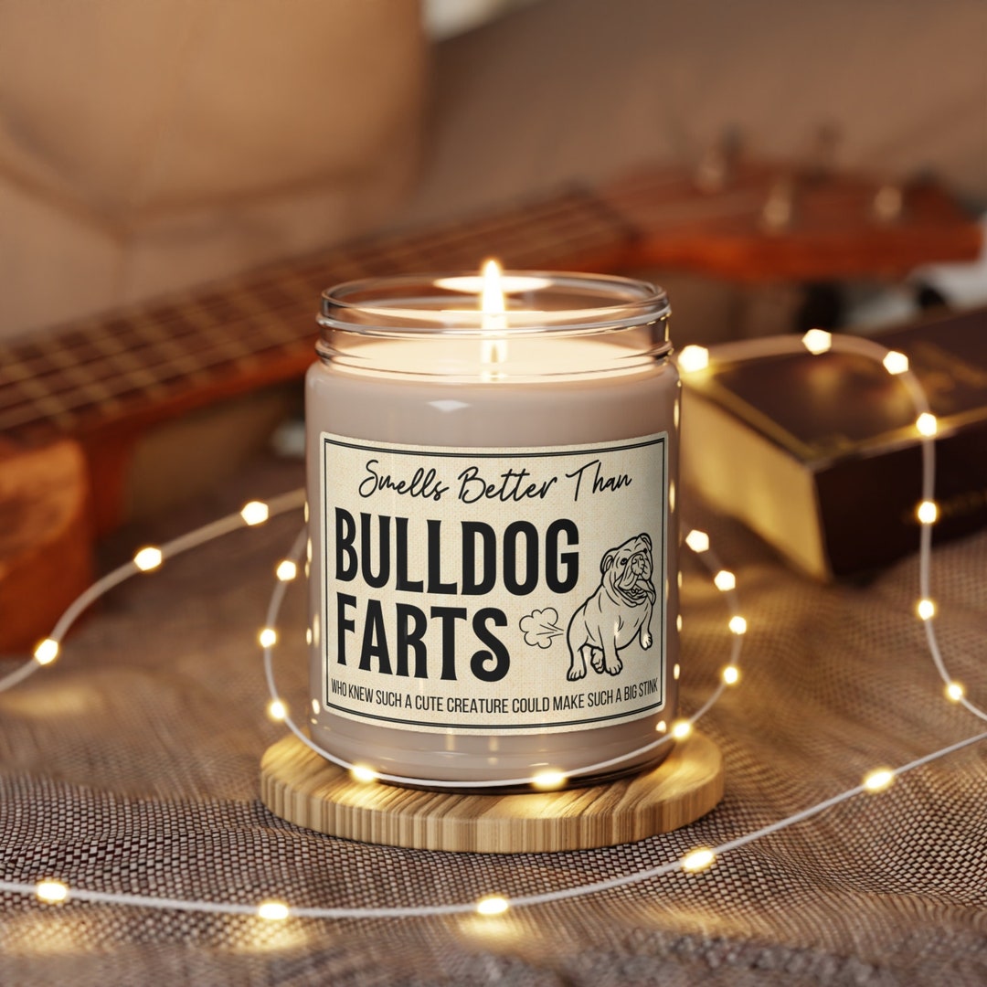 English Bulldog Owner Gift English Bulldog Gifts Dog Candle Funny Dog ...