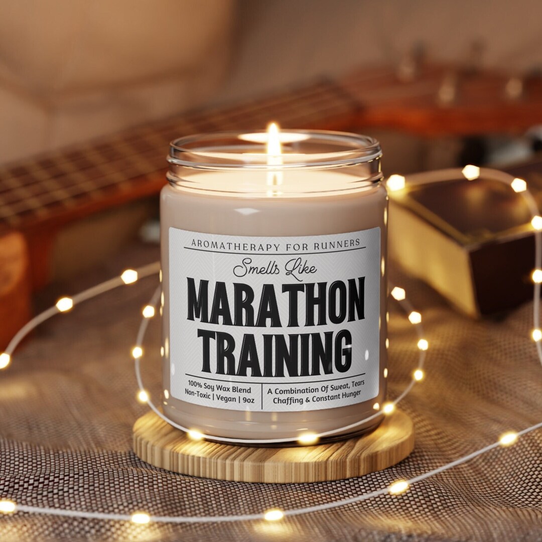 Marathon Training Candle, Gift for Runner, Run Gift, Gifts for Runners ...