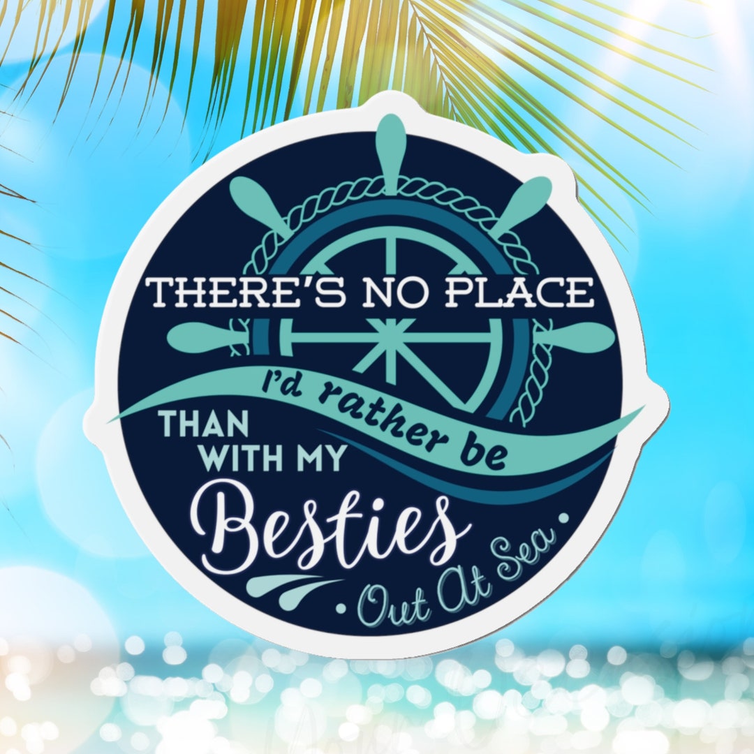 Besties Cruise Magnet for Stateroom Bachelorette Cruise Door Magnet ...