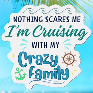 Funny Cruise Door Magnet Family Cruise Magnet Stateroom Magnet Carnival ...