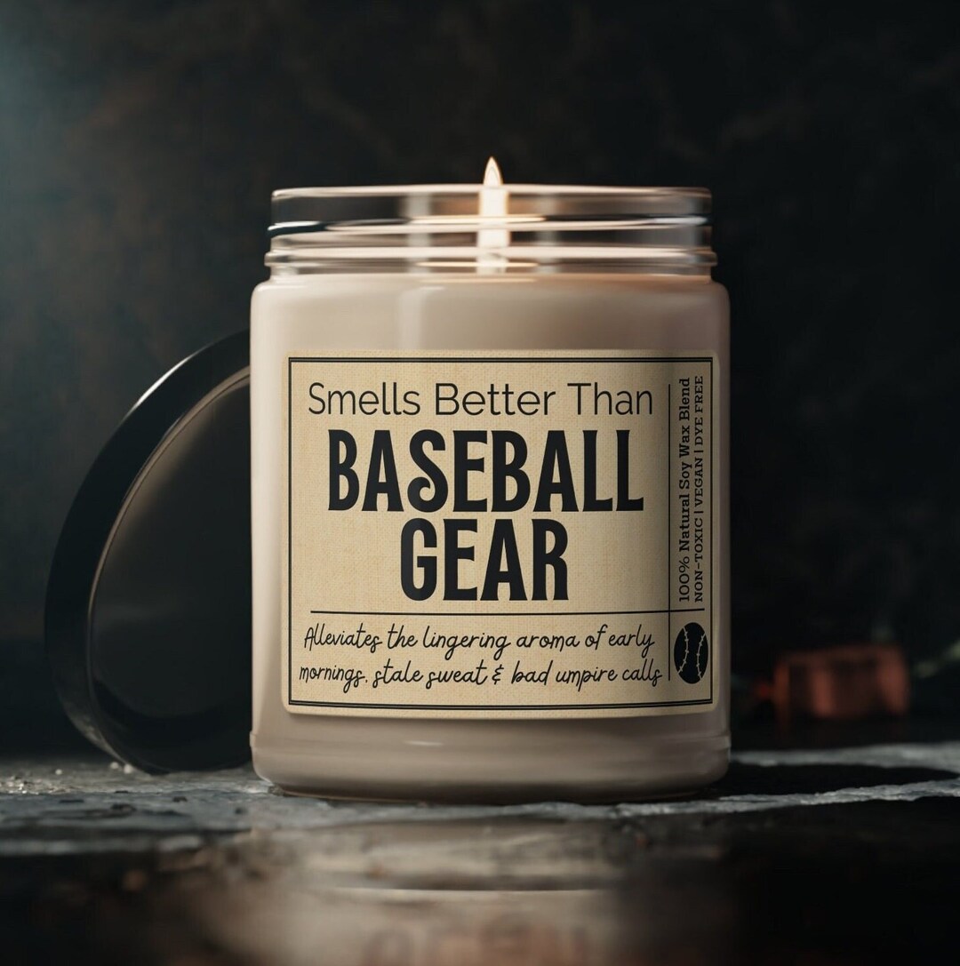 Baseball Candle Mother's Day Gift for Baseball Mom Room Decor Baseball ...