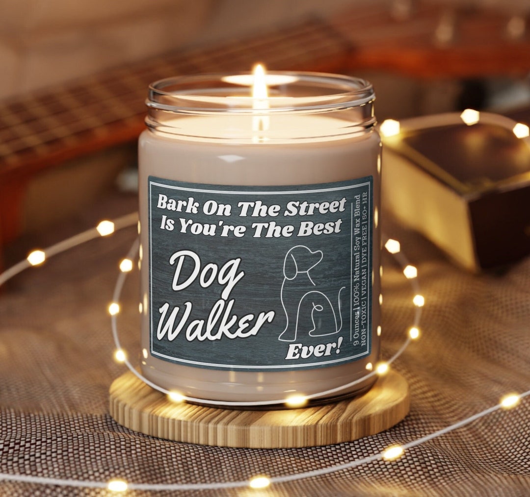 DOG WALKER GIFT, Dog Walker Candle, Gift for Dog Walker, Pet Boutique ...