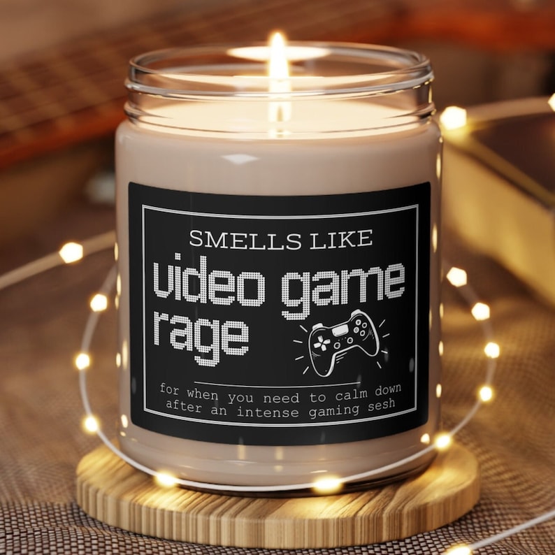 Video Game Candle | Gamer Gifts | Gamer Birthday | Gaming Gifts for Men ...