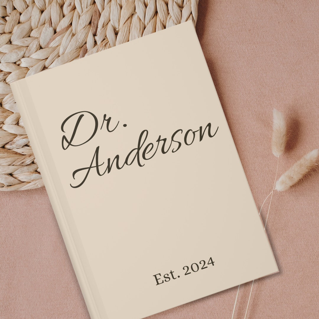 Custom Doctorate Gifts Phd Graduation Gift Doctoral Student Journal Phd ...