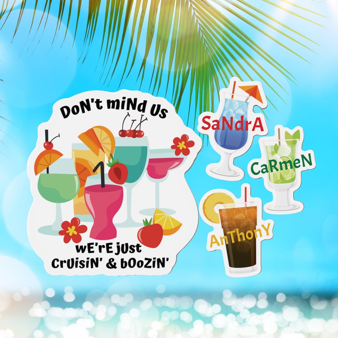 Drink Package Magnet Custom Cruise Door Magnets Carnival Royal ...